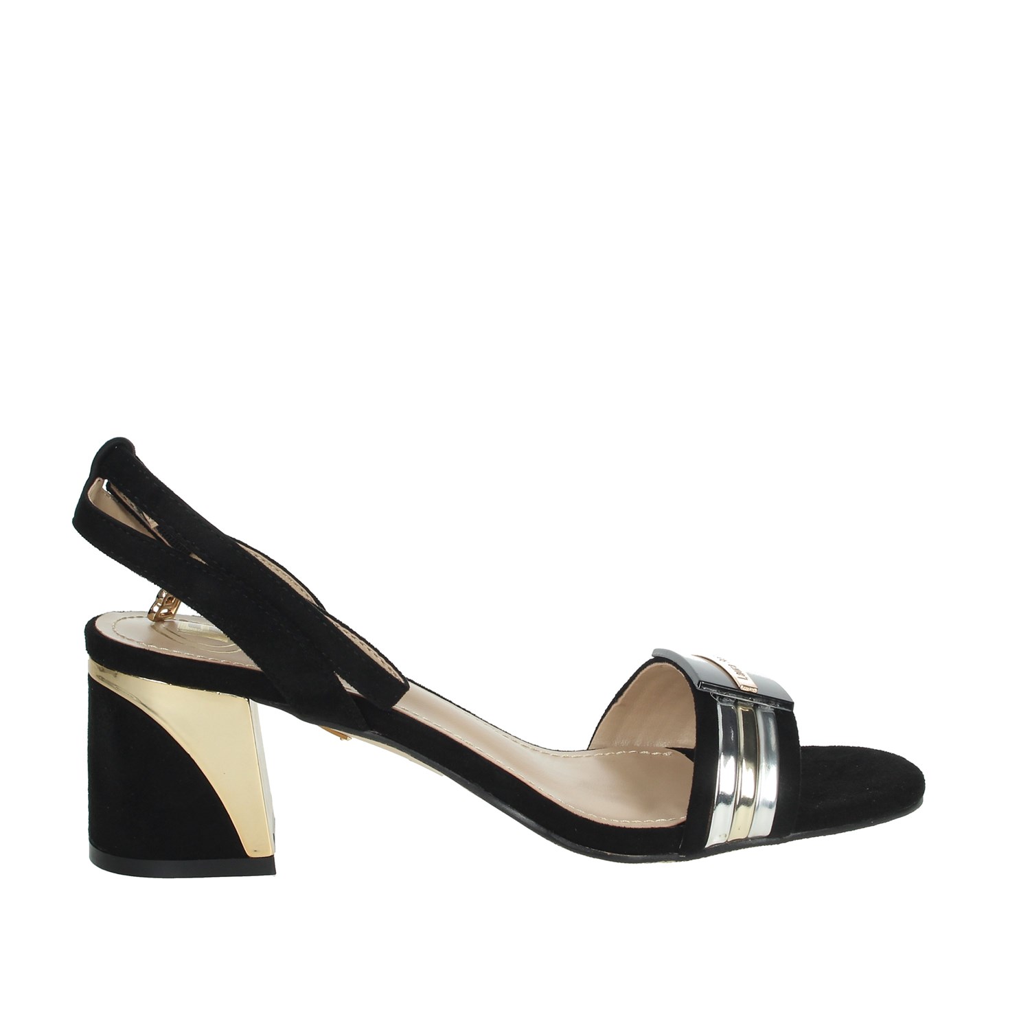 Laura Biagiotti Women 6006 Black Sandals Spring/Summer Microfibre | eBay